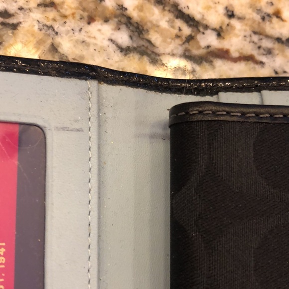 Coach | Bags | Coach Signature Checkbook Wallet | Poshmark